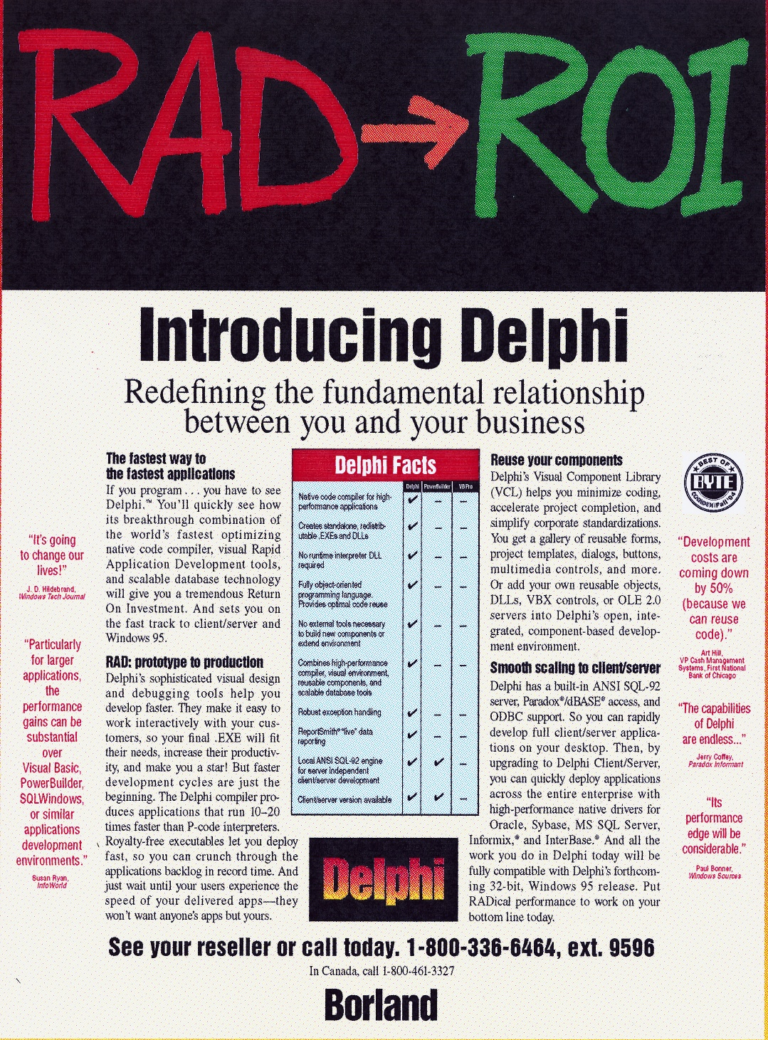 Celebrating the 30th Anniversary of Delphi version 1.0’s Launch – David ...
